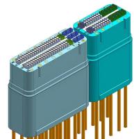 China Injection-molded housings for multi-pin connectors used in automotive and industrial applications (BMS, ECU wiring harness connectors) for sale