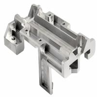China Fixture Bracket CNC Machining - Aluminum Natural Anodized Precision Milled Component for sale