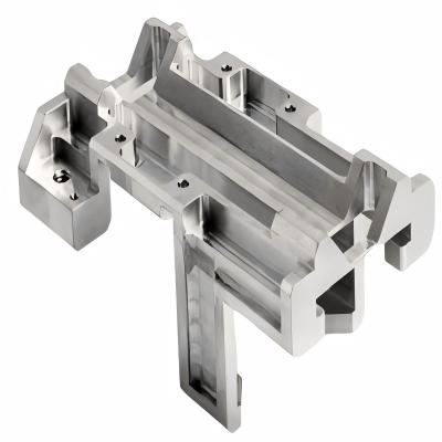 China Fixture Bracket CNC Machining - Aluminum Natural Anodized Precision Milled Component for sale