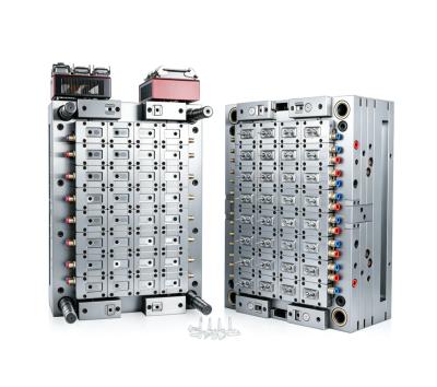 China Hot Runner Pinpoint Cooling Mould | 1x64 Multi-Cavity PET Preform Mold | High Transparency Industrial Tool for sale