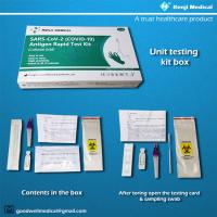 China Renji Rapid SARS-COV-2 COVID 19 Antigen Rapid Test Kit Colloidal Gold for sale