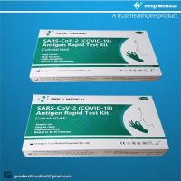China Renji COVID 19 Antigen Rapid Test Kit Nasal Swab Colloidal Gold 10 - 15Min for sale