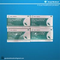 China Renji Rapid SARS-COV-2 COVID 19 Antigen Rapid Test Kit Colloidal Gold Nasal Swab for sale
