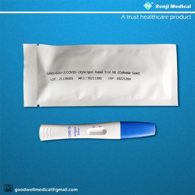 China diagnose Rapid COVID 19 Testing Kit , EUA Home Kit Swab Test for sale