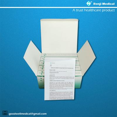 China Positive Negative Rapid COVID 19 Testing Kit 10-15 Minute For  Results for sale