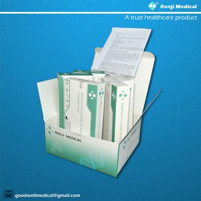 China Reliable Rapid COVID 19 Testing Kit 5 Pack 15 Min YBTC Certification for sale