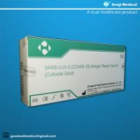 China One Step Rapid COVID 19 Testing Kit Colloidal Gold CE Approval for sale