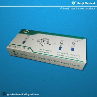 China COVID-19 Colloidal Gold Rapid Antigen Test With Nasopharyngeal Swab  Specimens for sale