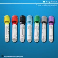 China Renji Sodium fluoride Plastic Blood Collection Tubes with BD Red Top for sale