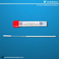 China Sterile Red Top Specimen Collection Tube Flocked Medical Buccal Nylon Material for sale