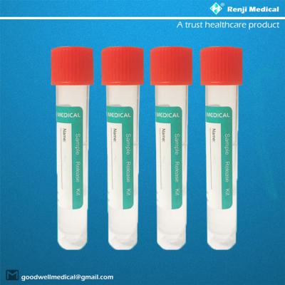 China Red Cap Specimen Collection Tube , Vtm Swab Kit FDA CE Approved for sale