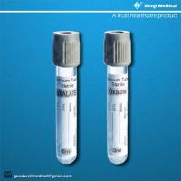 China Renji Disposable Vacuum Blood Collection Tube , 3min Glucose Test Tube for sale