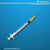 China Sterilized Disposable Medical Consumables , Class III 1ml Syringe With Needle for sale