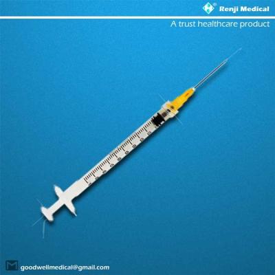 China Sterilized Disposable Medical Consumables , Class III 1ml Syringe With Needle for sale