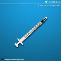 China Sterilized Disposable Medical Consumables , Class III 1ml Syringe With Needle for sale