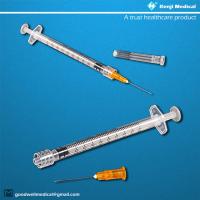 China Renji Disposable Medical Consumables , 1ml PP Slip Tip Syringes for sale