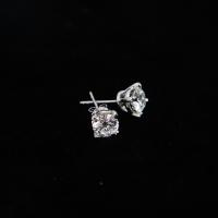 China Custom 18K Gold Diamond Stud Earrings 1-3 Carat with IGI GIA Certification for Wedding Anniversary Gift for sale
