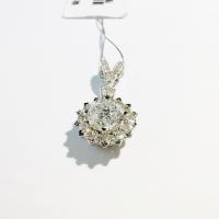 China Handmade 18K Gold Diamond Pendant Necklace with 0.5-3 Carat Lab Grown Diamonds - Customizable for Women for sale