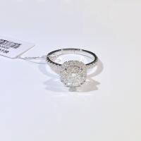 China Custom 18K Gold Cluster Diamond Ring 0.5-3 Carat with IGI GIA Certification for Engagement Wedding for sale