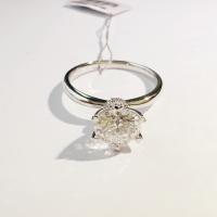 China Six Claw 18k Gold Lab Diamond Ring 0.5-3 Carat with IGI GIA Certification for Engagement Wedding for sale