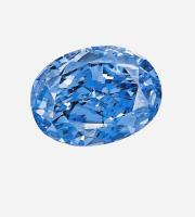 China 0.5-2.5 Carat Blue Oval Cut Lab Grown Diamond with VVS-VS Clarity and IGI/GIA Certification for sale