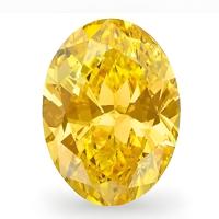 China Lab Grown Oval Cut Diamond 0.5-2.5 Carat Fancy Pink Yellow Blue Color VVS VS Clarity 3EX Cut IGI GIA Certified for sale
