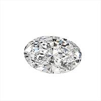 China Oval Cut Lab Grown Diamonds 0.5-2.5 Carat D-H Color VVS-VS Clarity 3EX Cut IGI GIA Certified for sale