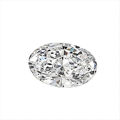 China Oval Cut Lab Grown Diamonds 0.5-2.5 Carat D-H Color VVS-VS Clarity 3EX Cut IGI GIA Certified for sale