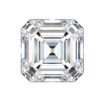 China Asscher Cut Lab Grown Diamonds 0.5-2.5 Carat D-H Color VVS-VS Clarity 3EX Cut IGI GIA Certified for sale