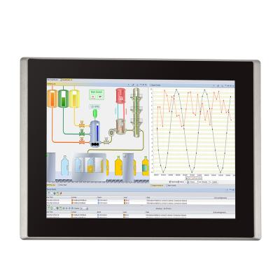 China Windows 11 Fanless Industrial Panel PC Touch Screen 12.1
