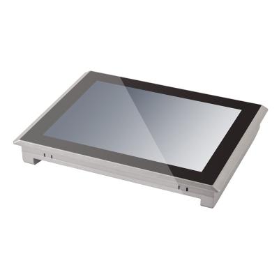 China 12.1 Inch Industrial HMI Touch Panel PC Capacitive Resistive Touchscreen All In One for sale