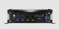 China Side Mounting Fanless Industrial PC Computer Intel Core 8260u Coffee Lake Dual HDMI for sale