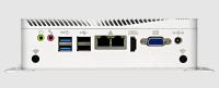 China Fanless Compact Industrial Mini PC Embedded Computer 4G Intel I3 6157U Skylake for sale