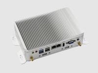 China Fanless Compact Industrial Mini PC Embedded Computer 4G Intel I3 6157U Skylake for sale