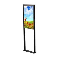 China Smart Signage Window Dual Sided Digital Hign Brightness 700nits 5000nit Semi-Outdoor Display for sale