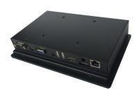 China Steel Housing Panel Mounted Industrial High Bright Grade Touch Panel PC 7 Inch for sale