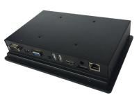 China Steel Housing Panel Mounted Industrial High Bright Grade Touch Panel PC 7 Inch for sale