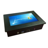 China 7'' Embedded Industrial LCD Monitor Rugged HD All In One Fanless Touchscreen PCs PCAP for sale