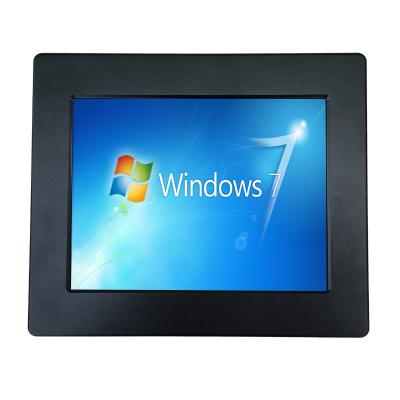 China 8'' Embedded Industrial LCD Rugged Monitor HD All In One Fanless Touchscreen PCs for sale
