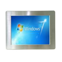 China 10.4'' Embedded Rugged Industrial LCD Monitor HD All In One Fanless Touchs PCs for sale
