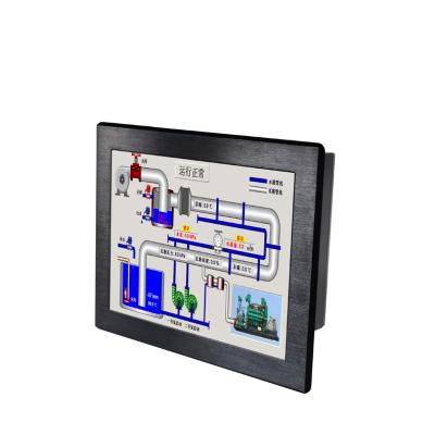 China 15'' Embedded LCD Rugged HD All In One Fanless Resistive Panel Pc Touchscreen J1900 for sale