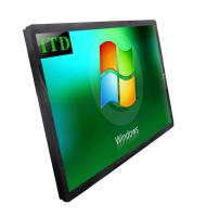 China 43'' Multi Touch LCD HD All In One Fanless Touch Panel PC High Brightness PCAP Panel Mount J1900 for sale