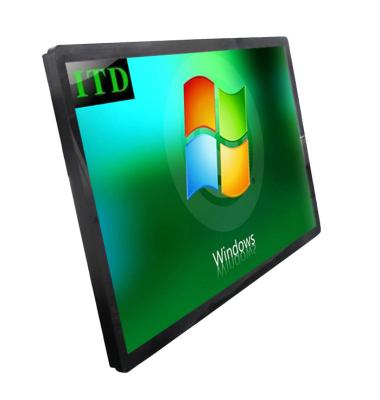 China 43'' Multi Touch LCD HD All In One Fanless Touch Panel PC High Brightness PCAP Panel Mount J1900 for sale