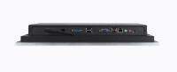 China Aluminum Alloy Pure Flat Bezel IP65 Front Resistive Pcap Touch Industrial PC Panel Mounted PC for sale