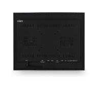 China Aluminum Alloy Pure Flat Bezel IP65 Front Resistive Pcap Touch Industrial PC Panel Mounted PC for sale