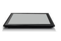 China Aluminum Alloy Pure Flat Bezel IP65 Front Resistive Pcap Touch Industrial PC Panel Mounted PC for sale