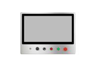 China Customized Panel PC 19 Inch HMI Button Controller Self Locking Reset Buttons For CNC PLC Equipment for sale