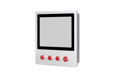 China 12.1'' Full IP65 High Brightness Panel PC Integrated Buttons Operation With NFC/RFID for sale