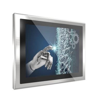 China Waterproof 10.4'' IP69K Stainless Steel Chassis PCAP Touch Monitor Display with AR/AG/AF Protective Glass for sale
