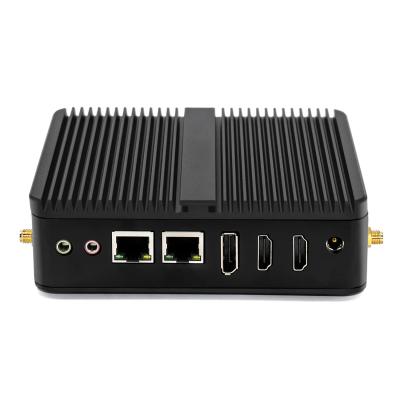 China All-Aluminum Fanless Box PC Touch Monitor Industrial Embedded Box Computers Intel Elkhart Lake J6412/J641 for sale